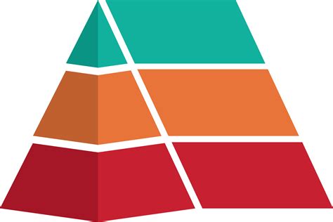 Transparent Marketing Pyramid Infographic With Options And Steps Layered Chart Illustration