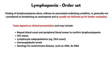 18 I Am Referred Occasional Otherwise Healthy Patients For Evaluation Of Lymphopenia Aka
