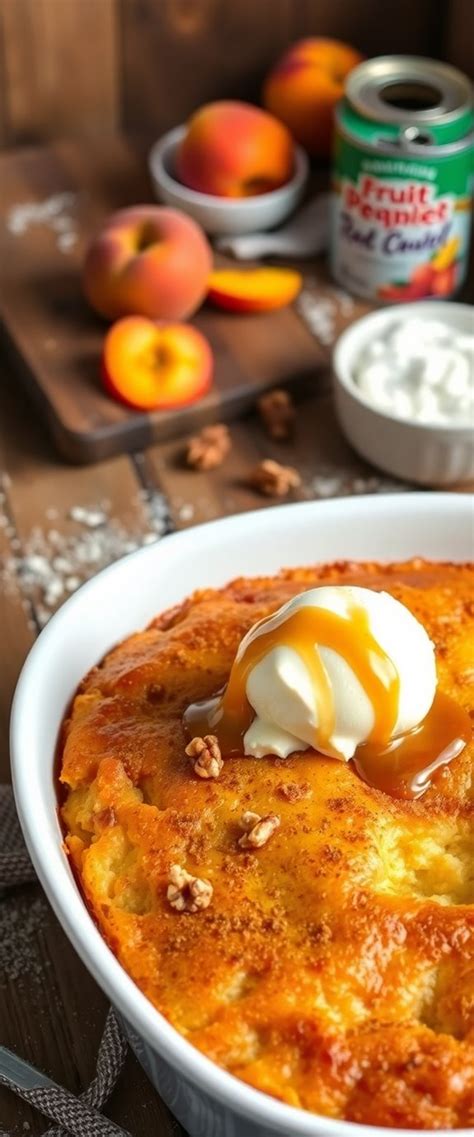 Fruit Cocktail Dump Cake Recipe