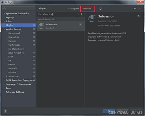 intellij idea community edition 2021 2配置svn过程详解 idea2021配置svn插件 csdn博客