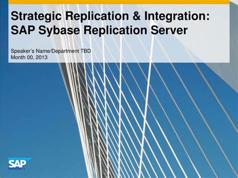Ppt Sap Sybase Replication Server Ensuring Real Time Data