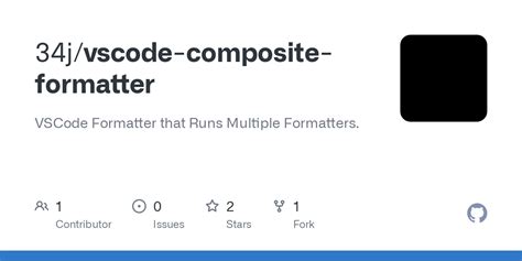 GitHub J Vscode Composite Formatter VSCode Formatter That Runs Multiple Formatters