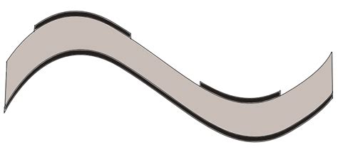 Cross Section Of A Singly Curved Single Layer Microstrip Structure Download Scientific Diagram
