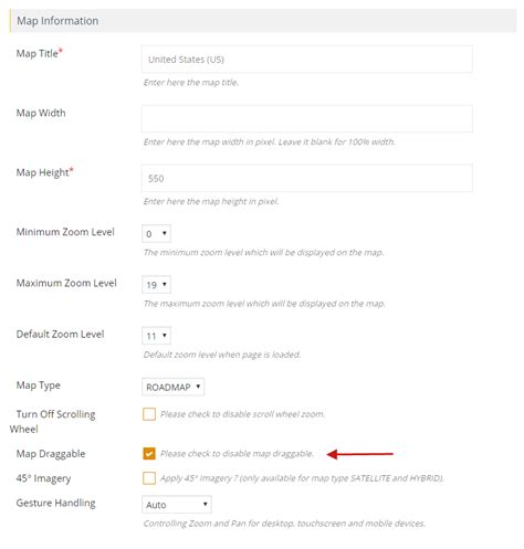 How To Disable The Google Maps Drag WP Maps PRO