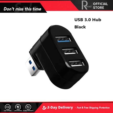 3 Port Multi 2 0 3 0 Usb Hub Mini Usb Hub High Speed Rotate Splitter Adapter For Laptop Notebook