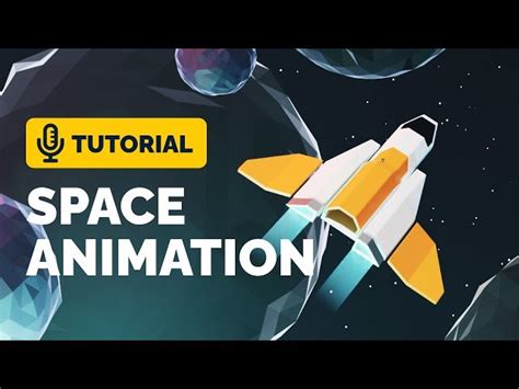 free video blender space animation tutorial polygon runway from