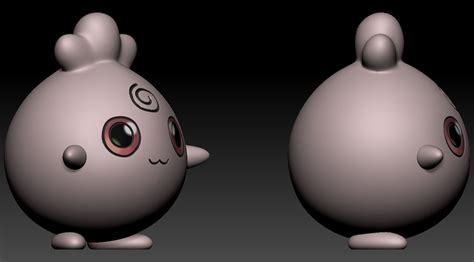 Jigglypuff Evolution Line 3d Model 3d Printable Cgtrader