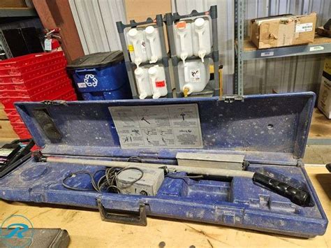 Tempo Model 501 System ‘the Tracker Cable Locator In Hard Case Roller Auctions