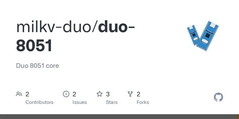 GitHub Milkv Duo Duo 8051 Duo 8051 Core