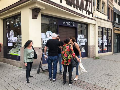 Social Strasbourg Des Salariés Dandré Manifestent