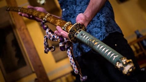 Various Types Of Japanese Swords Throw Ninja Star