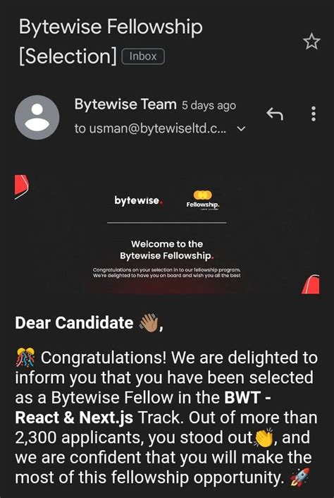 abdul majeed on linkedin bytewisefellowship reactjs nextjs