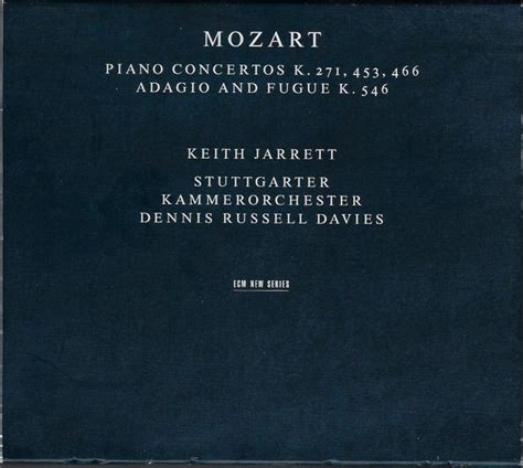 Mozart Keith Jarrett Stuttgarter Kammerorchester Dennis Russell