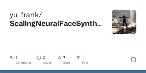 Github Yu Frankscalingneuralfacesynthesis