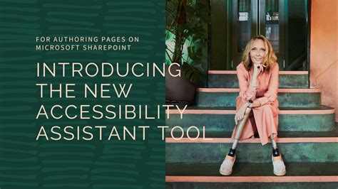Microsoft Sharepoint New Accessibility Assistant Tool For Authoring Pages