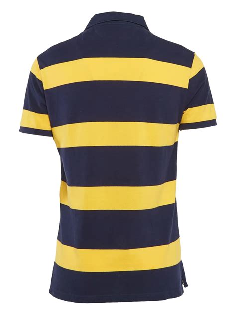 Polo Ralph Lauren Vintage Striped Polo Shirt Blue Farfetch Uk