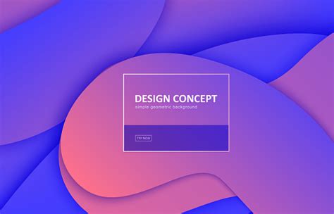 추상적인 배경 그라데이션 기하학적 모양 벡터 디자인입니다 최소한의 스타일에서 그래픽 패턴입니다 물결 모양의 형태와 그림자 동적 모션 배경 0명에 대한 스톡 벡터 아트 및