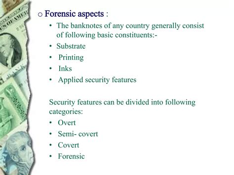Detection And Prevention Of Counterfeiting Of Paper Currency Ppt
