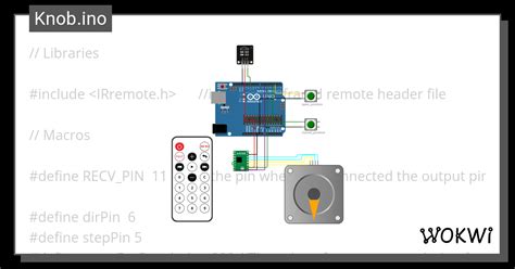 Knob Ino Wokwi ESP32 STM32 Arduino Simulator