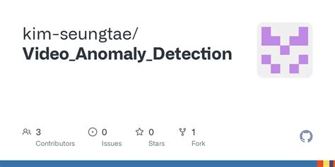 github kim seungtae video anomaly detection