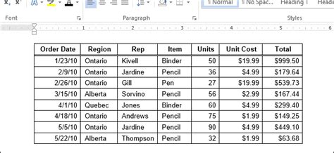How To Move One Cell Border In Word