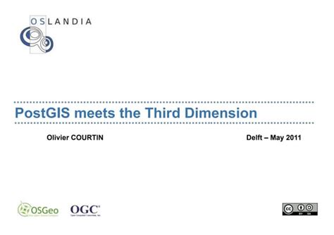 Olivier Courtin Postgis And 3d Pdf