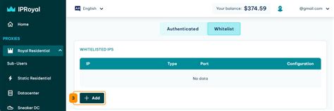 ip whitelisting authentication quick start guide