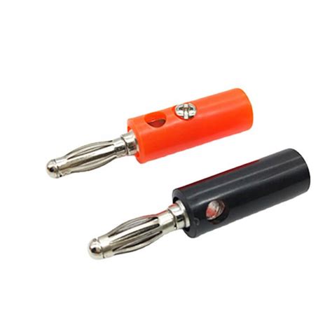 Quality Right Angle 4mm Banana Plugs Utechn Connectors
