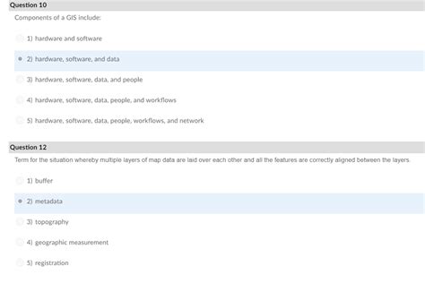 Solved Question Components Of A GIS Include Hardware Chegg