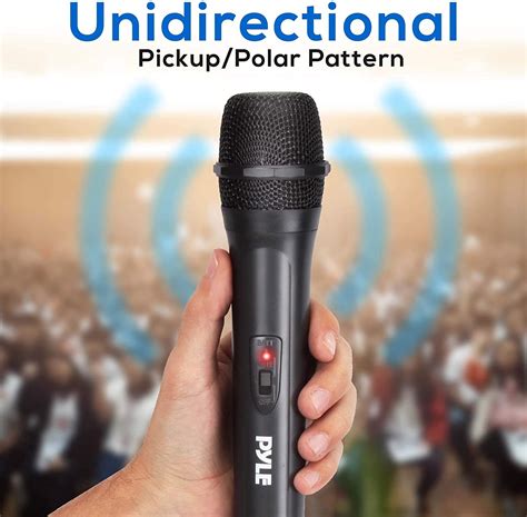 Portable Vhf Wireless Microphone System Professional Battery Operated