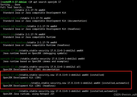Debian在线安装java 17debian安装java17 Csdn博客