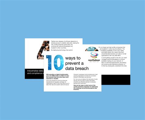 Ten Ways To Prevent A Data Breach Expert Advice Northdoor Plc