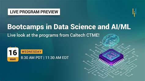 Program Preview Caltech Ctme Bootcamps In Data Science And Aiml