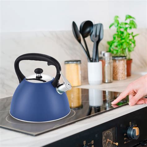 Novahus Tetera Acero Inoxidable 3 Litros Azul