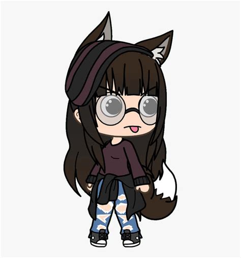 Download Free Gacha Life Girl Cat Ears Character Wallpaper