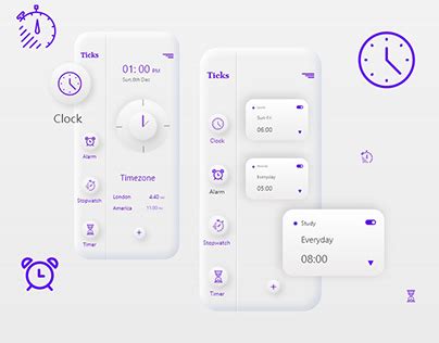 Clockapp Projects Photos Videos Logos Illustrations And Branding Behance