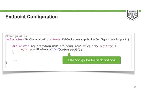 Deep Dive Into Spring Websockets Speaker Deck
