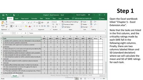 chapter 5 excel extension now you try ppt download