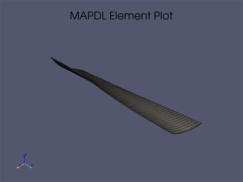 将 cfx 压力数据映射到结构叶片 — pymapdl