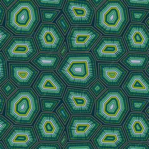 Premium Vector Hand Drawn Turtle Shell Pattern