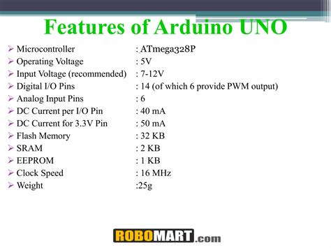 Arduino Uno Board Robomart Ppt