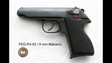 Pistole FEG PA 63 / 9mm Makarov - YouTube