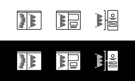 Premium Vector Development Icon Set Vector Illustration