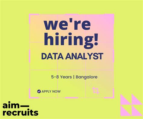 Hiring Dataanalyst Dataanalysis Opportunity Resume Bangalore