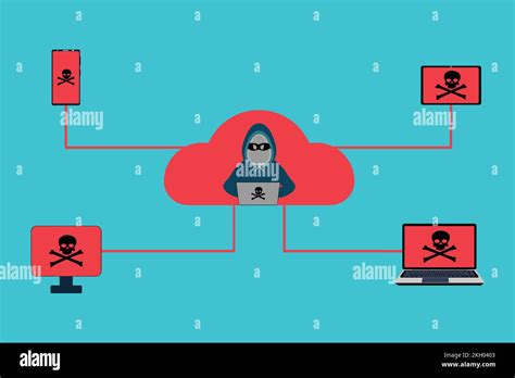 Hacking Digital Devices Stock Vector Images Alamy