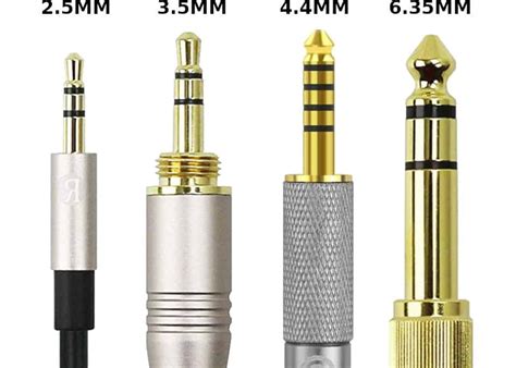 Audio Jack Cable Sizes