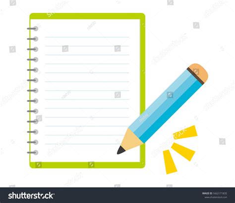 Writing Implement Vector Illustration Pencil Icon Stock Vector Royalty Free 1662171835