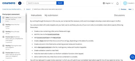 Review Of Courseras Meta Ios Developer Professional Certificate E