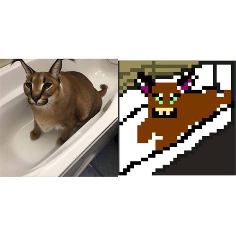 Big Floppa Pixel Art R Bigfloppa