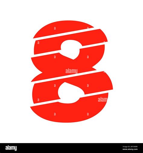Numeric 8 Stock Vector Images Alamy